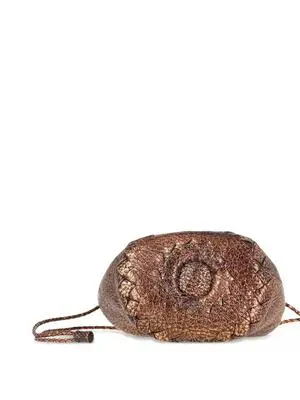 Bottega Veneta Drawstring Leather Clutch