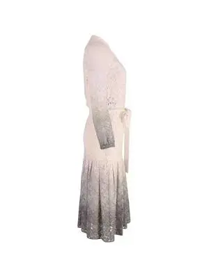 Burberry Lace Long Sleeve Dress