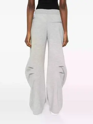 Patrizia Pepe Oversized Fleece Track Pants - Grey