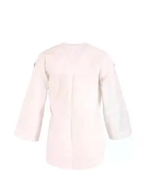 Helmut Lang Cotton Long Sleeve Blouse