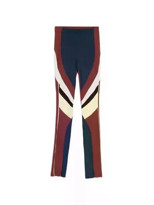 Patrizia Pepe Colourblock Leggings - Blue