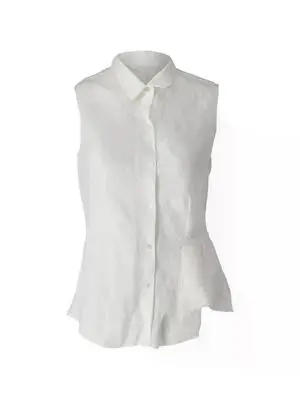 Theory Ruffled Sleeveless Blouse