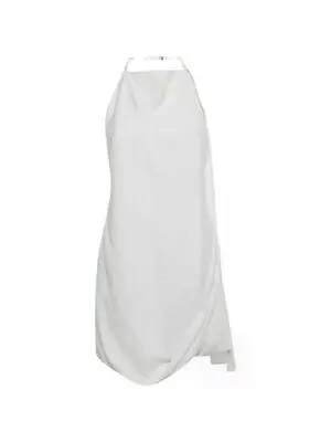 Jacquemus Halterneck Draped Mini Dress