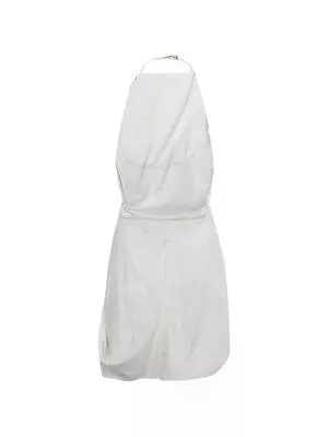 Jacquemus Halterneck Draped Mini Dress