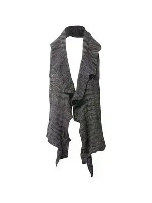 Missoni Ruffled Knitted Scarf - Grey