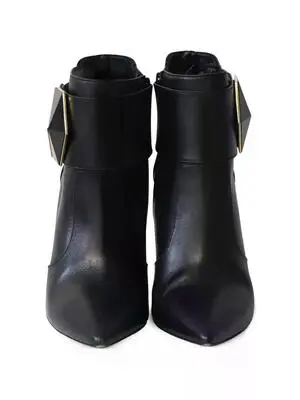 NICHOLAS KIRKWOOD Hexagon Leather Ankle Boots