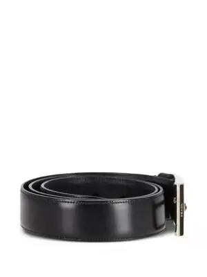 Prada Logo-engraved Leather Belt