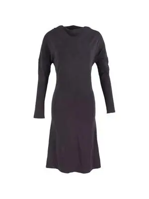 Women's Boat Neck Long Sleeve Day Dresses