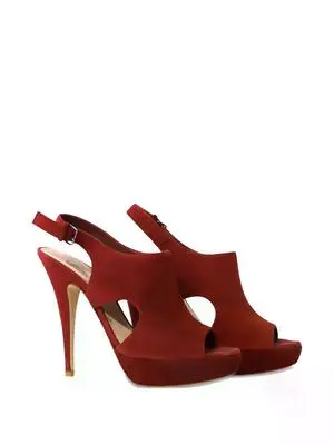 Miu Miu Platform Stiletto Slingback Sandals
