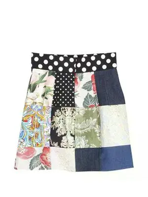 Dolce & Gabbana Patchwork Mini Skirt