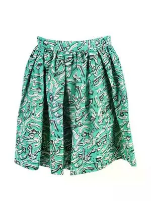 Miu Miu Arrow-pattern Mini Skirt