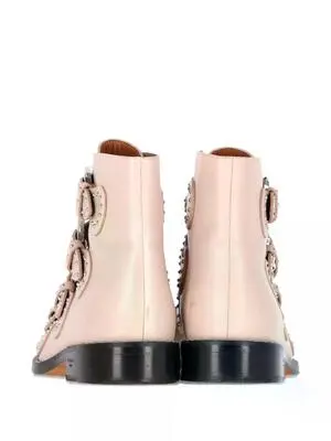 Givenchy Buckle Studded Ankle Boots