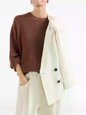 Brunello Cucinelli Long-sleeve Cotton Sweater