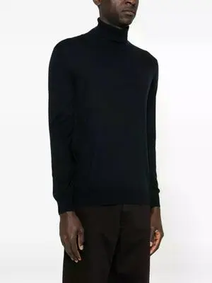 KANGRA Turtleneck Sweater - Blue