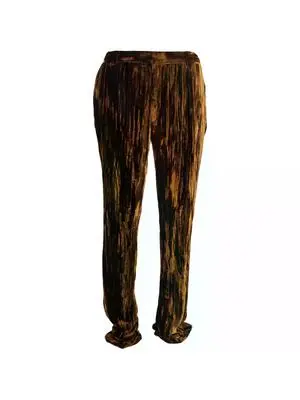 Saint Laurent Velvet Straight-leg Trousers