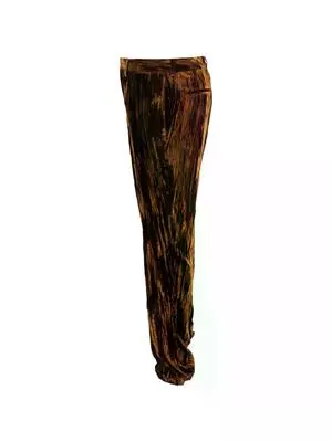 Saint Laurent Velvet Straight-leg Trousers
