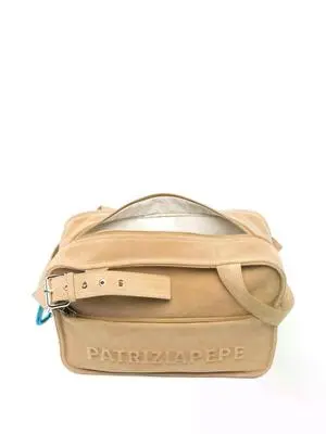 Patrizia Pepe Embossed Suede Tote Bag - Neutrals