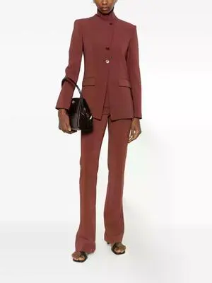 Patrizia Pepe Slim Tailored Blazer - Red