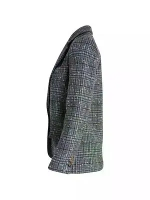 ISABEL MARANT VINTAGE Checked Bouclé Blazer