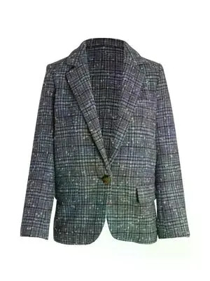 ISABEL MARANT VINTAGE Checked Bouclé Blazer