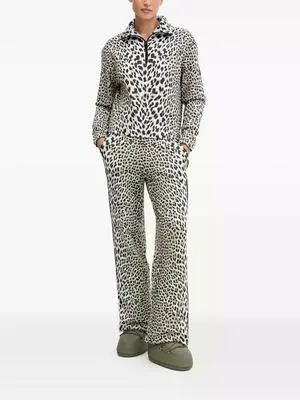NEWLAND Leopard-print Zip Top