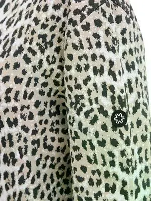 NEWLAND Leopard-print Zip Top