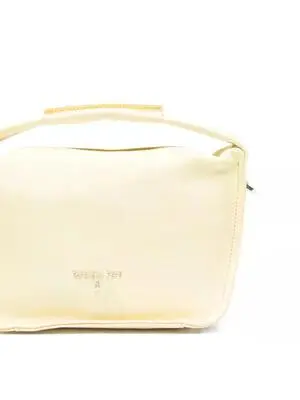Patrizia Pepe Small Leather Tote Bag - Yellow
