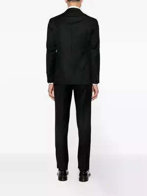 Tagliatore Flap-pocket Suit - Black