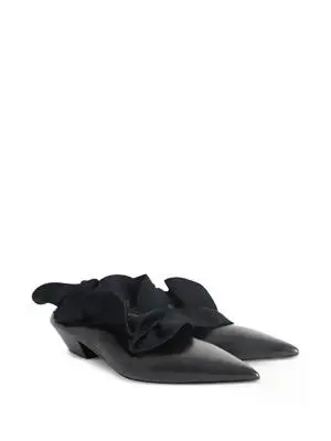 JIL SANDER Ruffled Pointed-toe Pumps