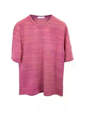Mr P. Striped Cotton T-shirt - Red