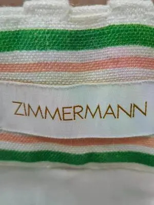 Zimmermann Printed Belted Shorts