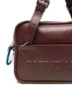 Patrizia Pepe Embossed Leather Tote - Brown