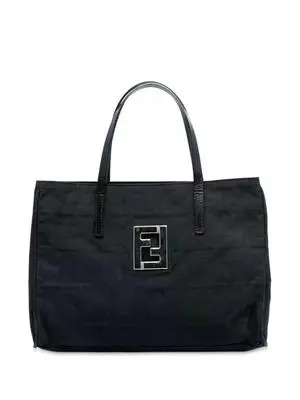 Fendi 2000-2010 Zucca Canvas Tote Bag