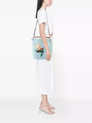 Loewe 2018 Paula's Ibiza Mermaid Print Bucket Bag