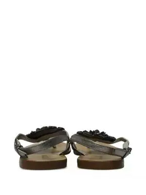 LAVENDER LABEL VERA WANG VINTAGE Rhinestone T-bar Sandals