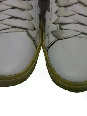 Saint Laurent Metallic Star Leather Sneakers