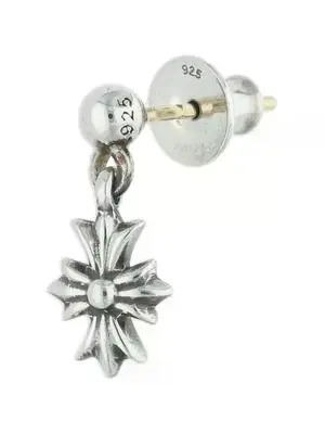 Chrome Hearts Tiny Cross Drop Earring