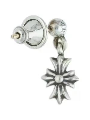 Chrome Hearts Tiny Cross Drop Earring