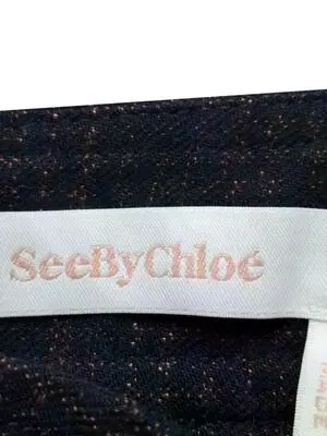Chloé Plaid Mini Skirt