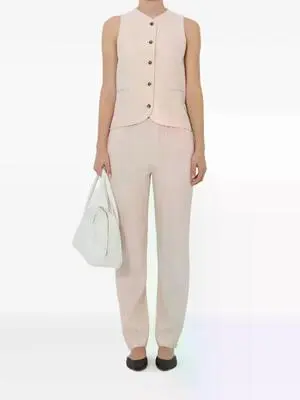 Loulou De Saison Scot Elasticated Trousers - Neutrals