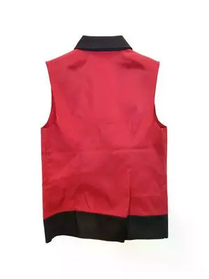 JIL SANDER Colorblock Sleeveless Blouse
