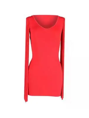 Moschino V Neck Cocktail Dresses