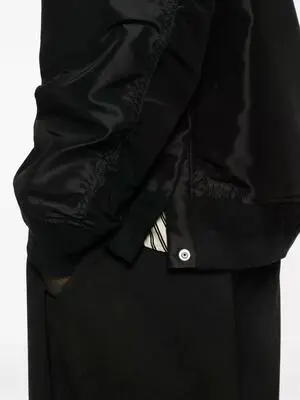 Sacai Zip-up Bomber Jacket - Black