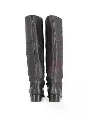 Fendi Knee-high Boots With Stitch Detailing