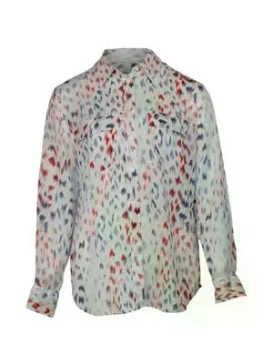 Equipment Printed Button-up Shirt