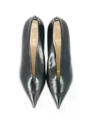 Celine V-neck Pointed Toe Pumps