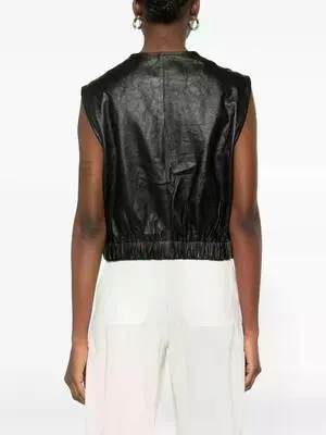 GIORGIO BRATO Sleeveless Zip Jacket