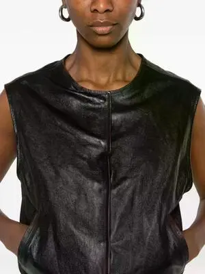 GIORGIO BRATO Sleeveless Zip Jacket