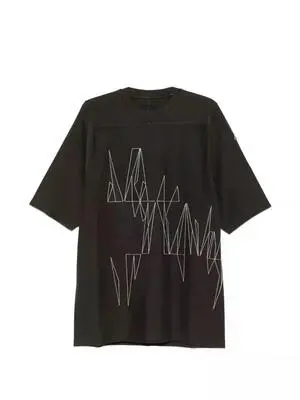 Moncler Jumbo Knit Graphic T-shirt - Brown