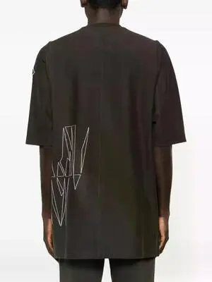 Moncler Jumbo Knit Graphic T-shirt - Brown